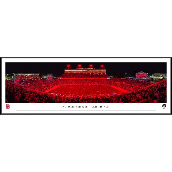 NC State Football "Light It Red" Standard Frame | Wolfpack Outfitters ...