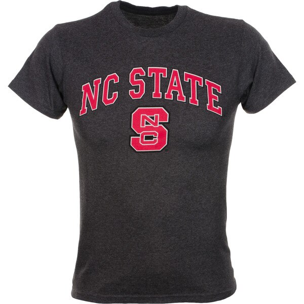 Short Sleeve Tee - Dark Grey - NC State Arch Over Block S | Wolfpack ...