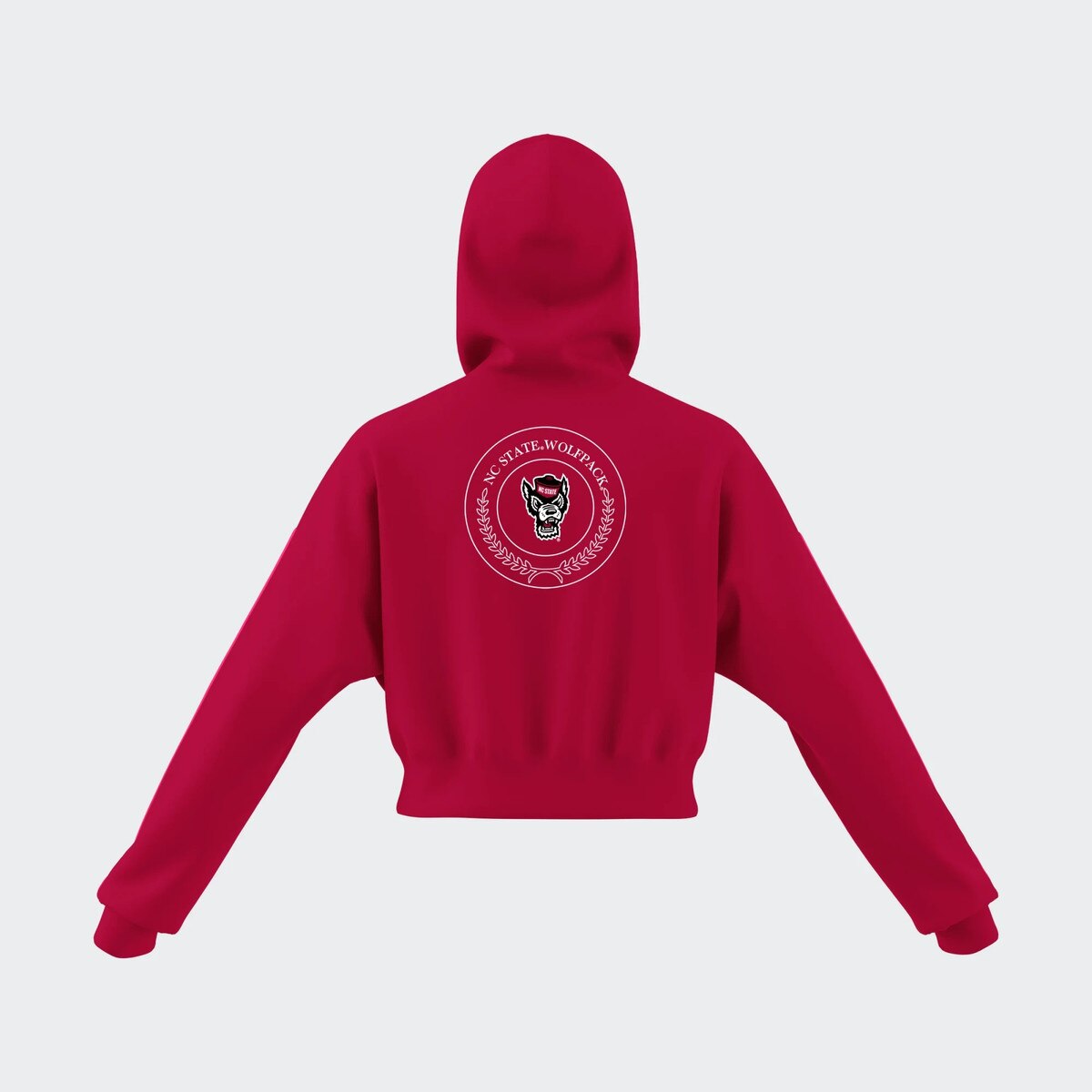 Red Sideline 2025 Ladies 3-Stripe Cropped Hood - NC State | Wolfpack ...