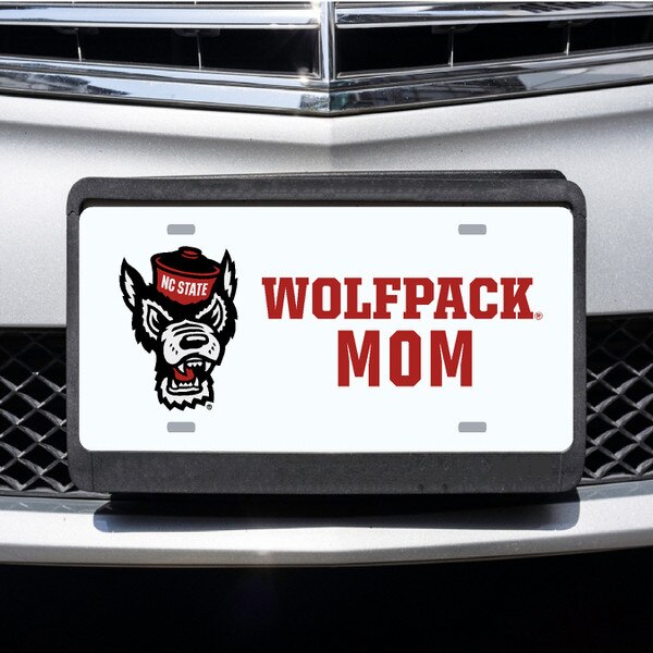 Auto Plate with Tuffy Head, Wolfpack, Mom | Wolfpack Outfitters GOPACK