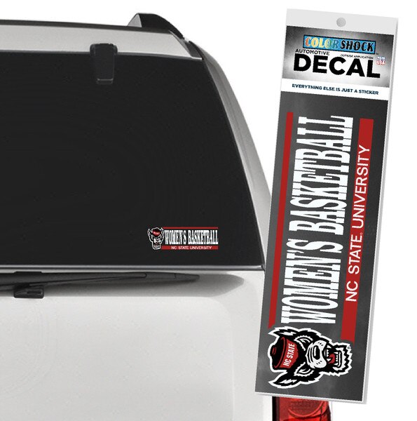 Decal Women's Basketball With Tuffy Head | Wolfpack Outfitters GOPACK